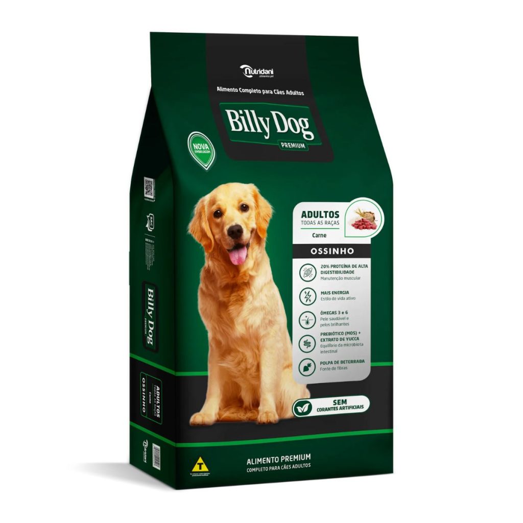 Ração Billy Dog Select Adultos - Nutridani - Pets On