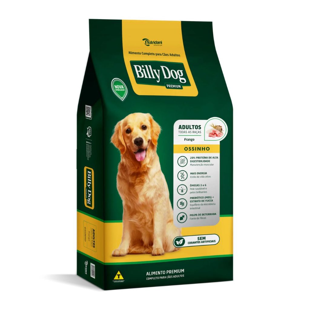 Ração Billy Dog Select Adultos - Nutridani - Pets On