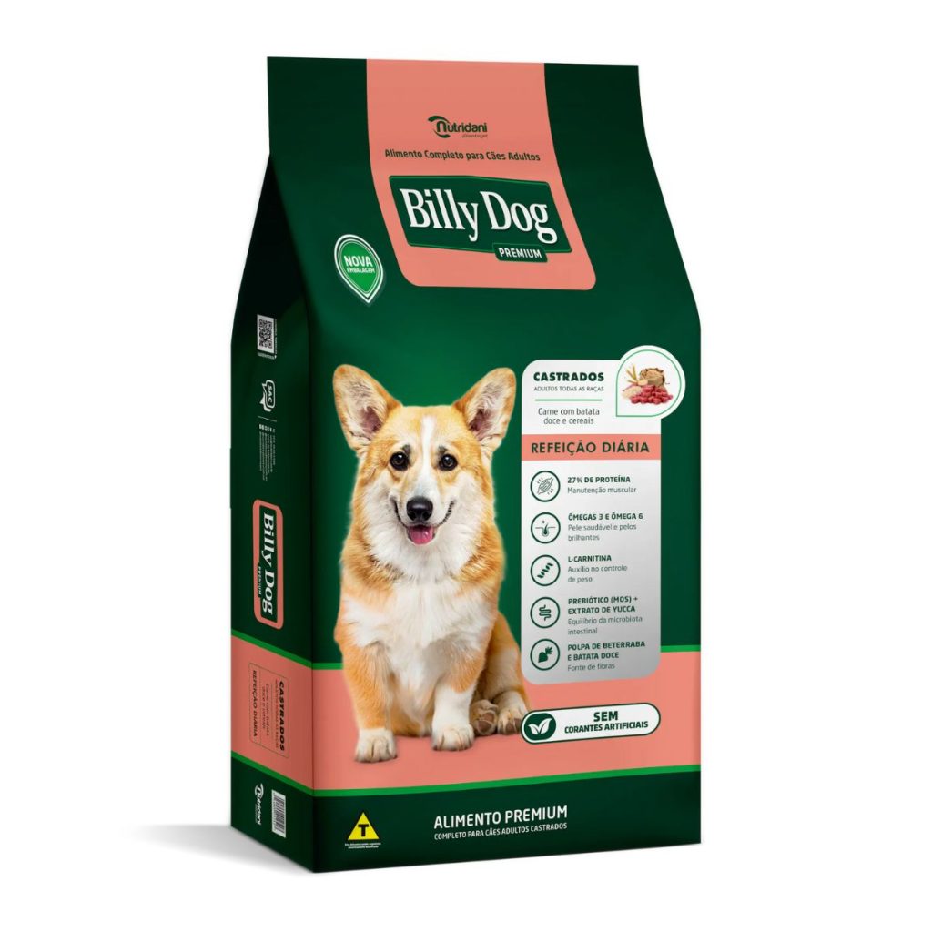 Ração Billy Dog Select Adultos - Nutridani - Pets On
